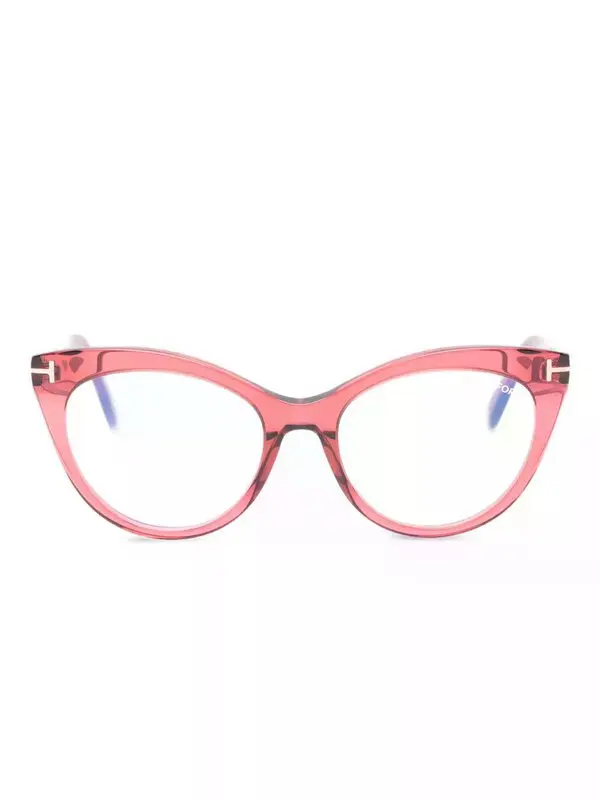 TOM FORD Ft6091 Cat Eye Glasses - Red