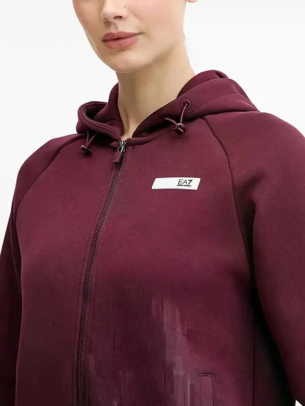 EA7 Hooded Zip Top