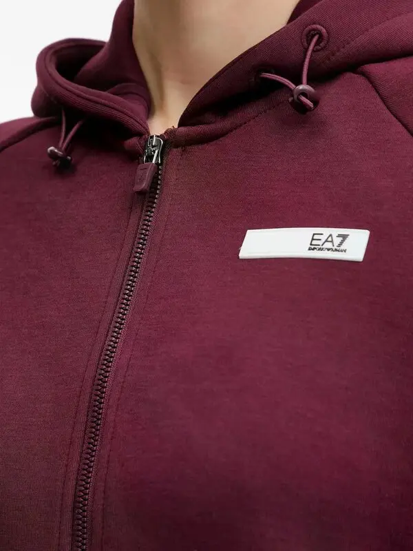 EA7 Hooded Zip Top