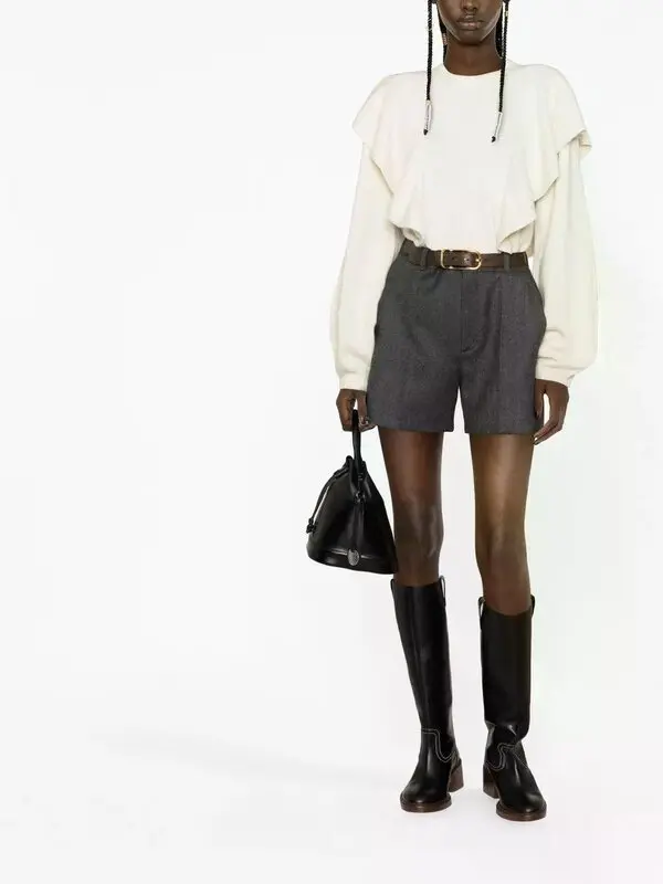 Chloé Ruffle Detail Cashmere Jumper