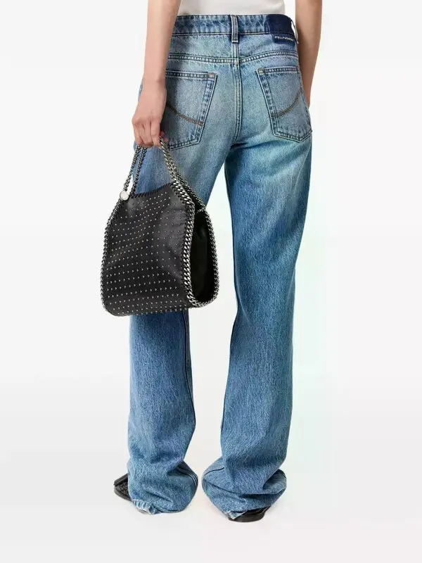 Stella McCartney Straight Leg Faded Jeans