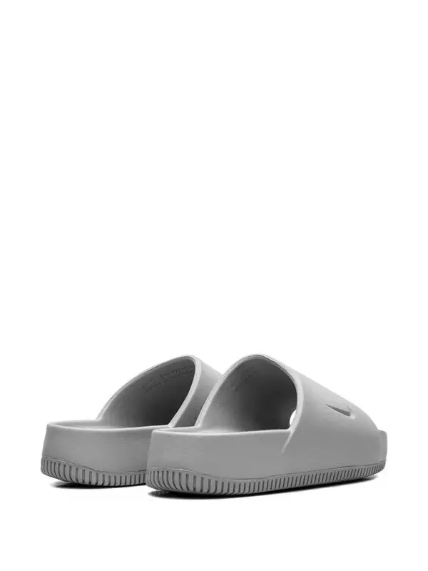 Nike Calm Slides With Logo Detail - Grey