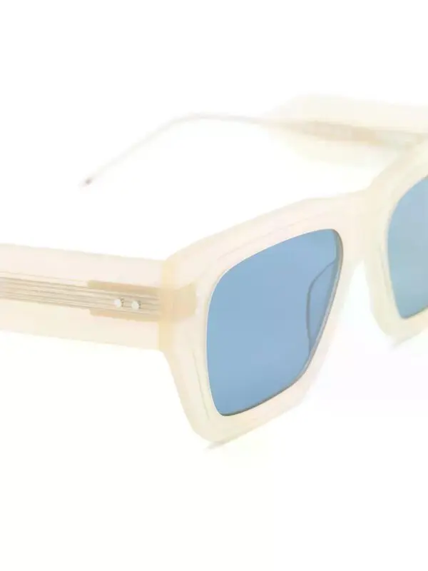 Thom Browne Square Frame Sunglasses - Neutrals