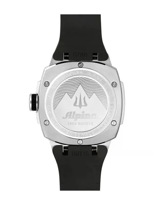 ALPINA Sea Strong Diver Extreme Automatic 50mm Stainless Steel Watch - Black