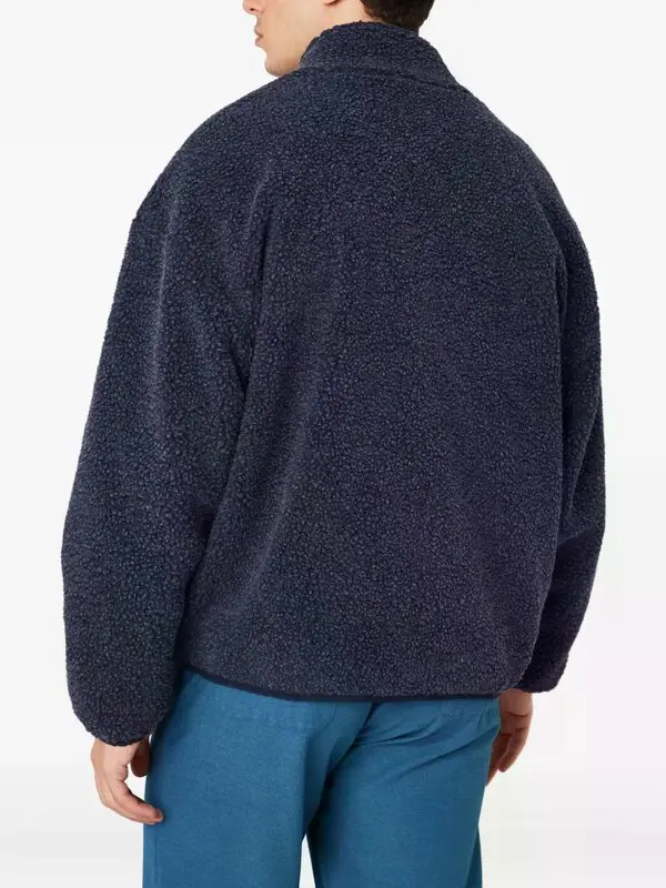 American Vintage Fleece-texture Zip-up Jacket