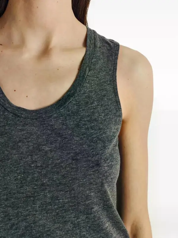 American Vintage Jacksonville Scoop Neck Tank Top - Grey