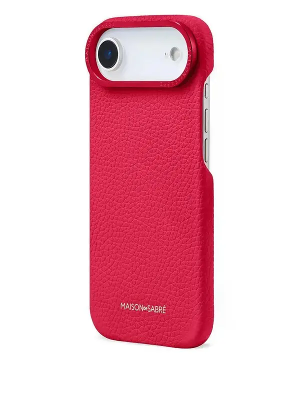 MAISON DE SABRE Leather Iphone 17 Air Case - Red