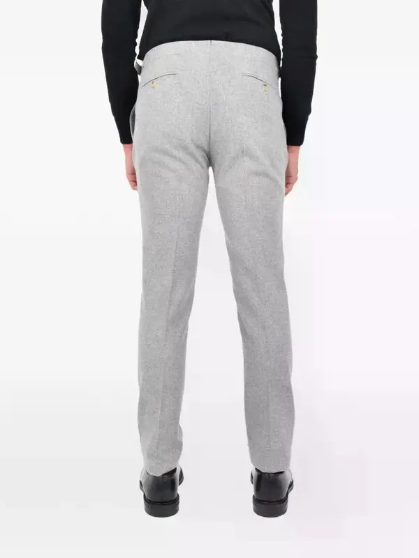 FRANZESE COLLECTION Darted Tailored Trousers - Grey