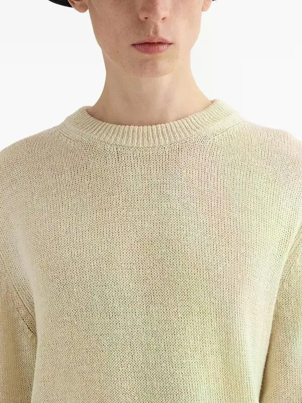 JIL SANDER Silk Crew Neck Sweatshirt - Neutrals