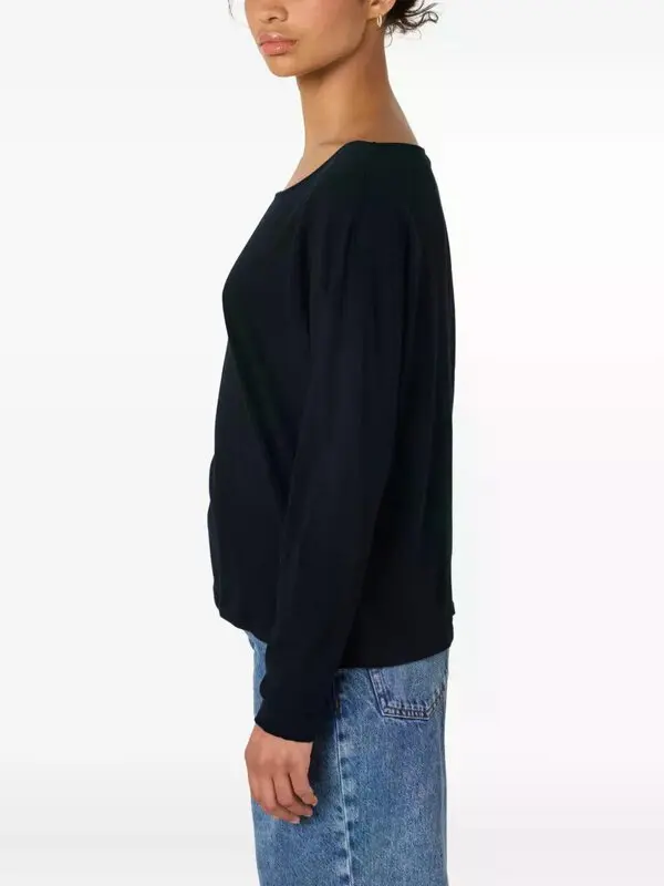 American Vintage Boat Neck Long Sleeve T-shirt