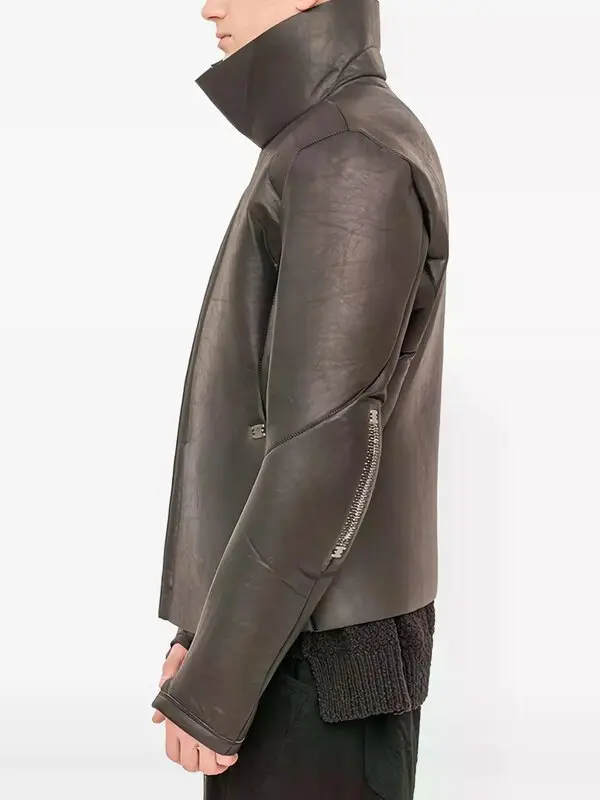 ISAAC SELLAM EXPERIENCE Imparable High-neck Zip-up Jacket - Black
