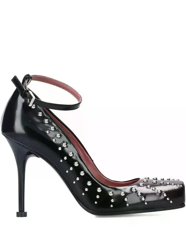 Premiata Studded Ankle Strap Pumps - Black