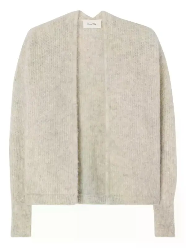 American Vintage Long-sleeve Ribbed Knit Cardigan
