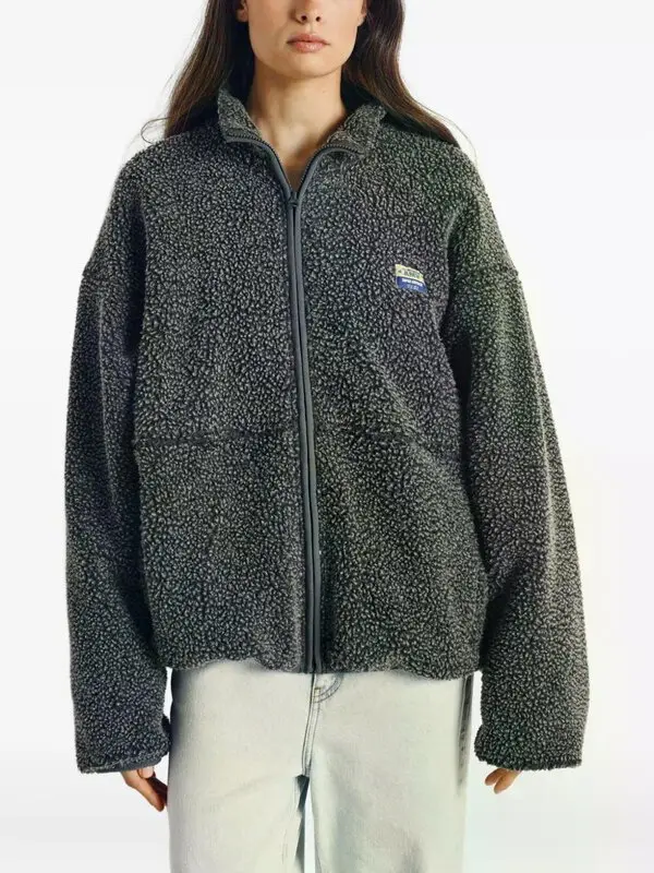 American Vintage Hoktown Zip-up Shearling Effect Jacket