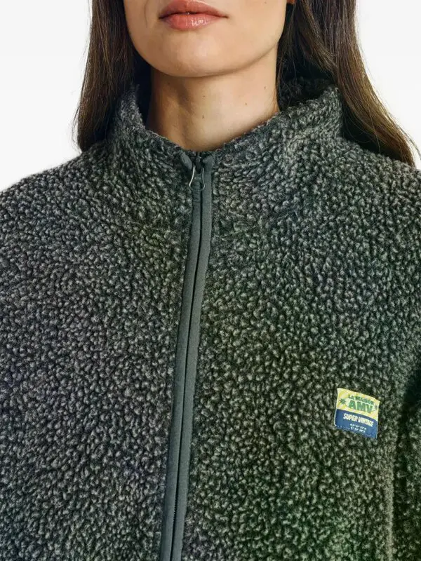 American Vintage Hoktown Zip-up Shearling Effect Jacket