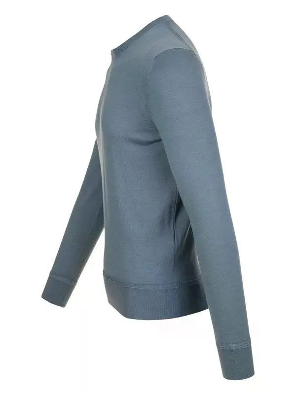 TOM FORD Crew Neck Long Sleeve Fine Knit Top