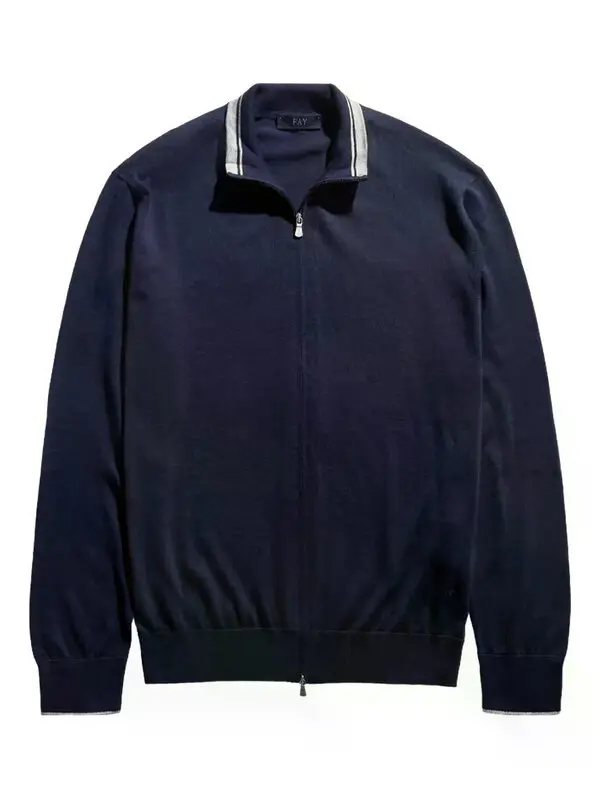 FAY Zip Cardigan