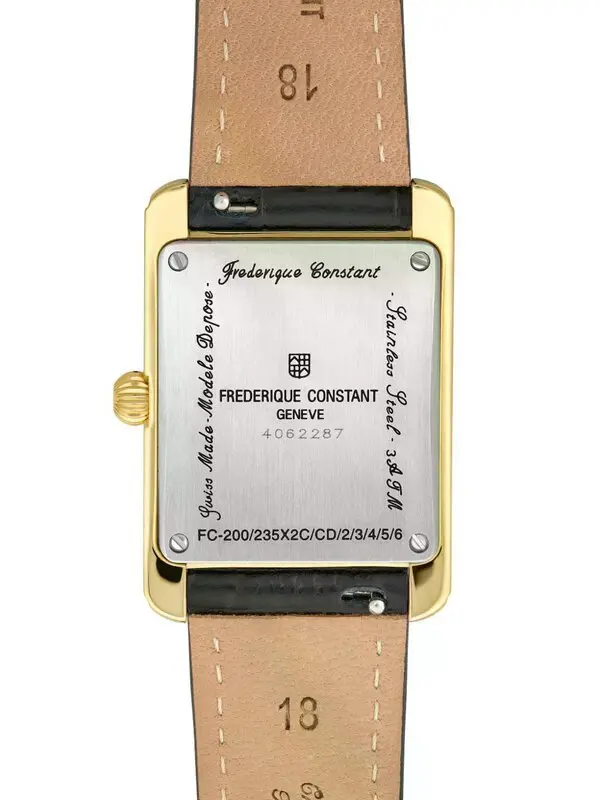 FREDERIQUE CONSTANT Carree Small Seconds Watch With Roman Numeral Dial