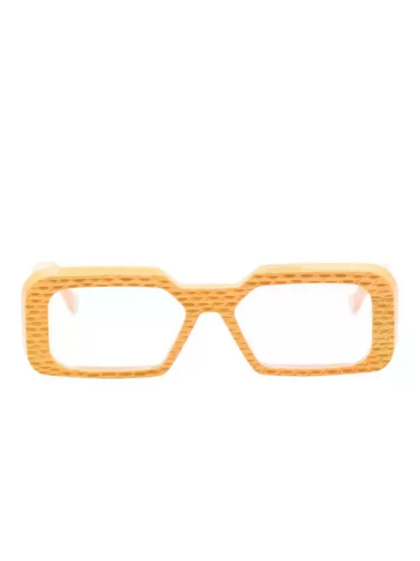 VAVA EYEWEAR Rectangle Frame Eyeglasses - Yellow