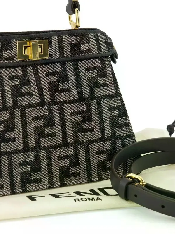 Fendi Peekaboo Tote Bag - Black
