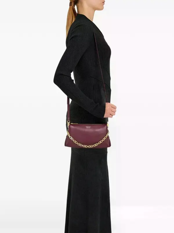 FERRAGAMO Embossed Logo Chain Mini Bag