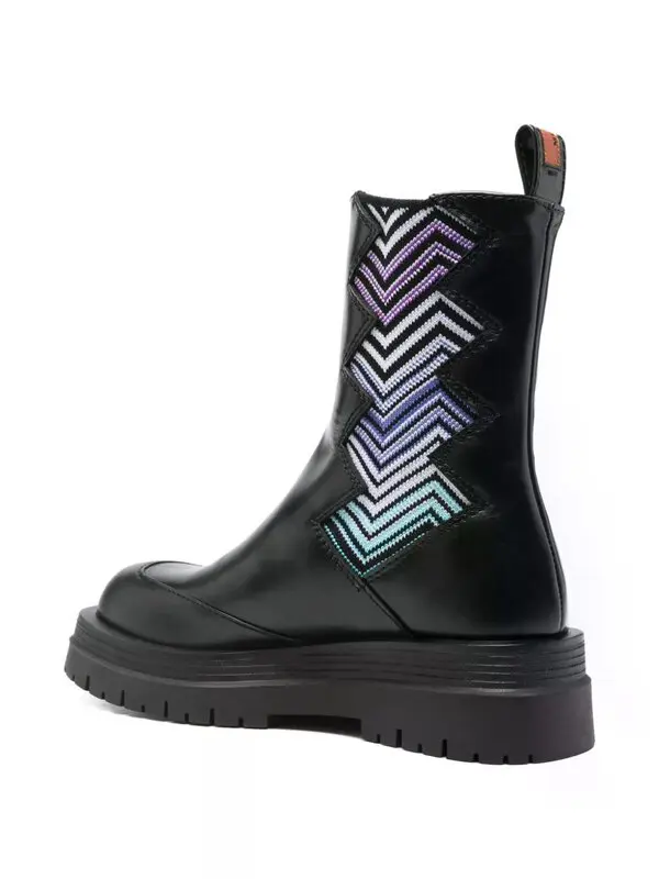 Missoni Zigzag Chelsea Boots