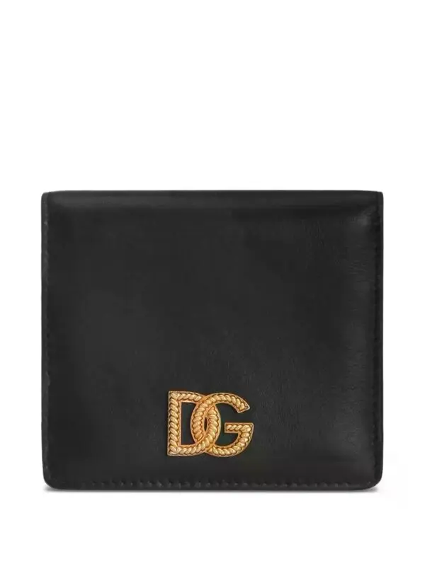 Dolce & Gabbana Logo-plaque Zip Wallet - Black
