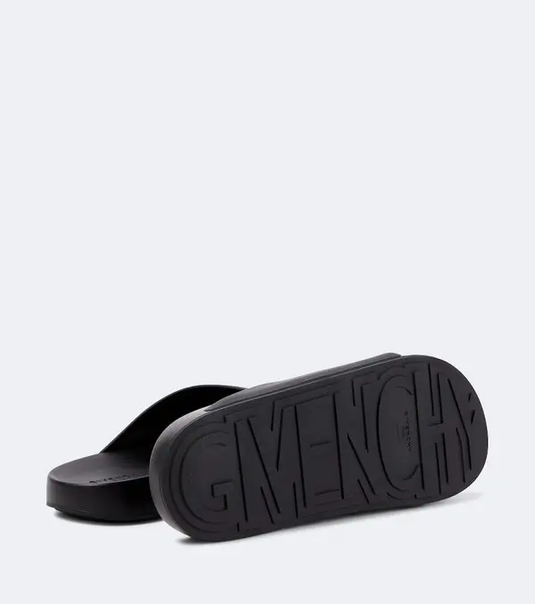 Givenchy Logo Slides - Black