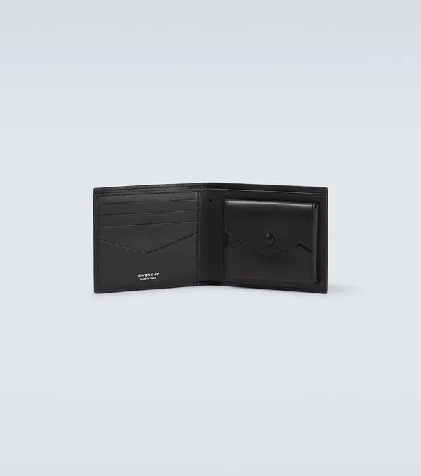 Givenchy Leather Bifold Wallet - Black