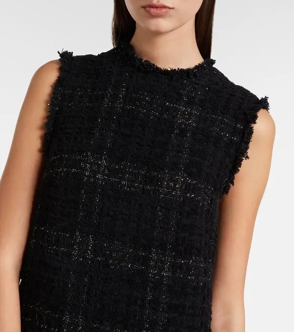 Versace Medusa '95 Cotton-blend Tweed Mini Dress