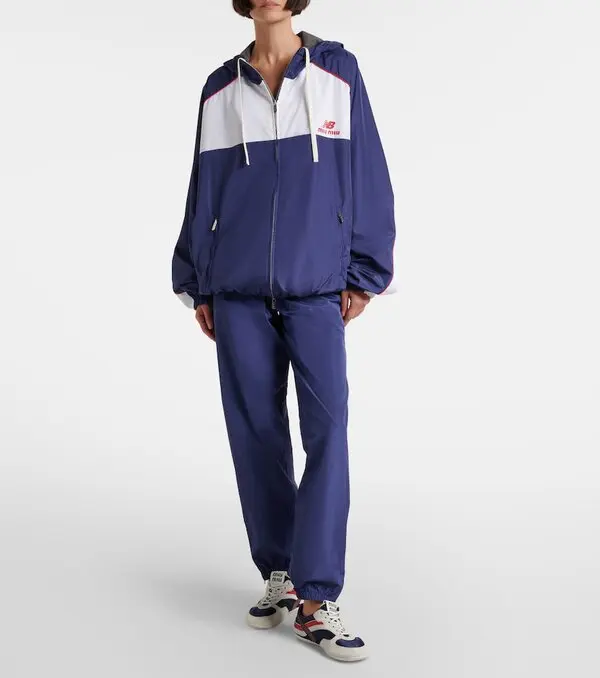 Miu Miu X New Balance Track Pants In Royal