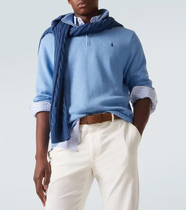 Polo Ralph Lauren Cotton Half-zip Sweater