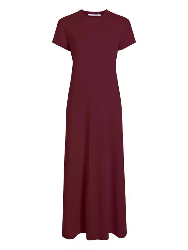 Proenza Schouler White Label Noelle Short Sleeve Dress - Red