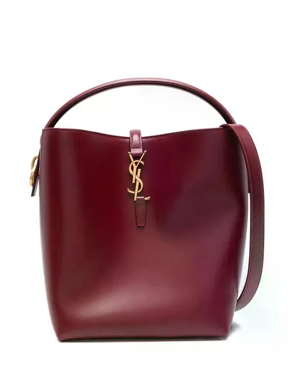 Saint Laurent Logo-plaque Shoulder Bag - Red