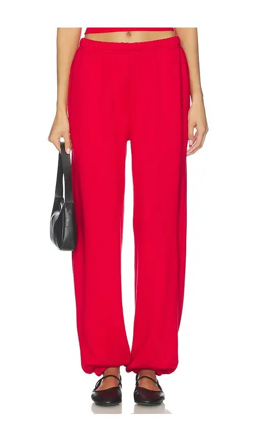 Eterne Boyfriend Pocket Sweatpant - Red