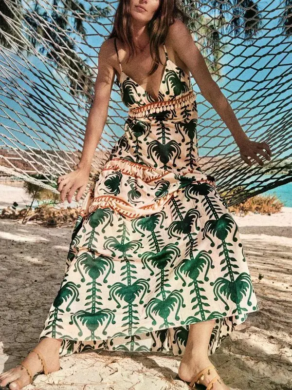 Johanna Ortiz Keeper Printed Dress