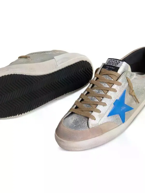GOLDEN GOOSE Tone Suede Panel Lace-up Sneakers
