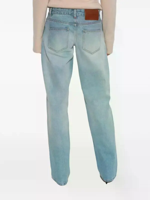 Victoria Beckham Button-fastening Straight Jeans