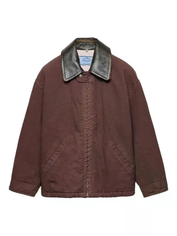 Prada Quilted Jacket With Zip Fastening