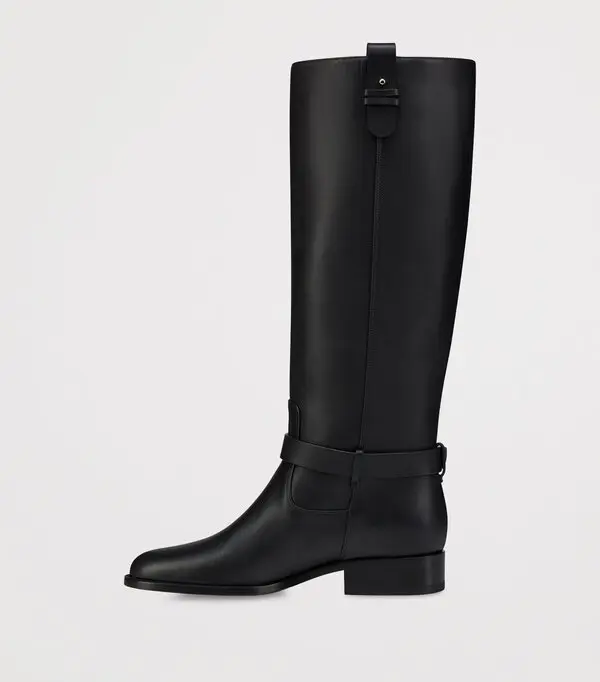 CHRISTIAN LOUBOUTIN Dianouchette Botta Knee-high Leather Boots