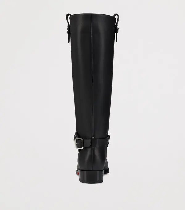 CHRISTIAN LOUBOUTIN Dianouchette Botta Knee-high Leather Boots