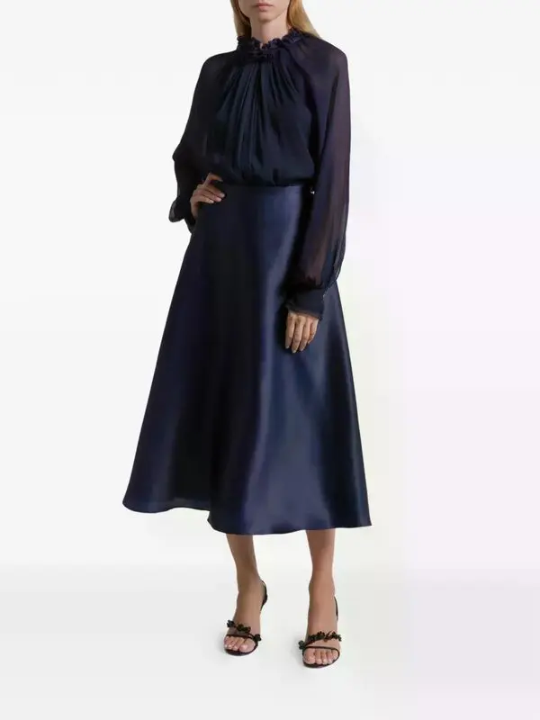 Alberta Ferretti Ruffled Blouse