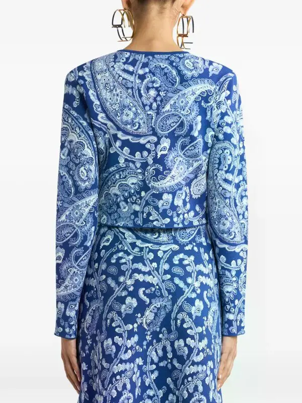 Etro Paisley-motif Jacquard Cardigan