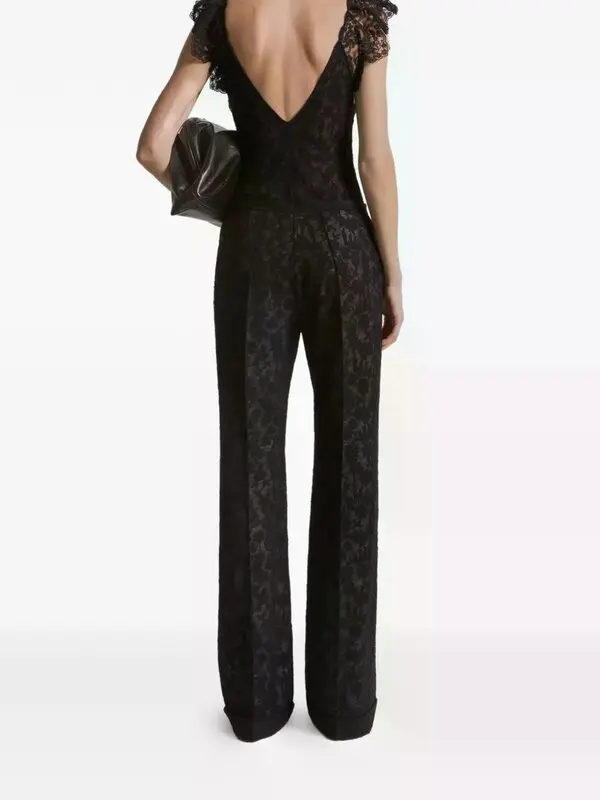 Alberta Ferretti Floral Pattern Trousers