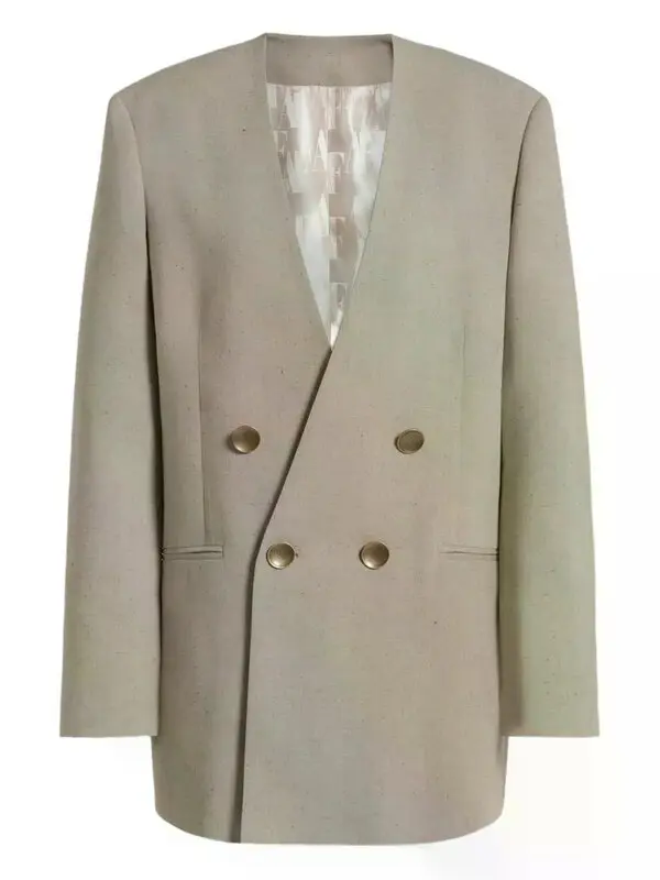 Alberta Ferretti Double-breasted Buttoned Jacket