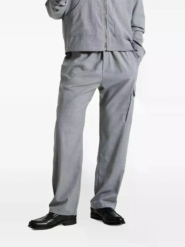 FAMILY FIRST Mélange Effect Cargo Trousers