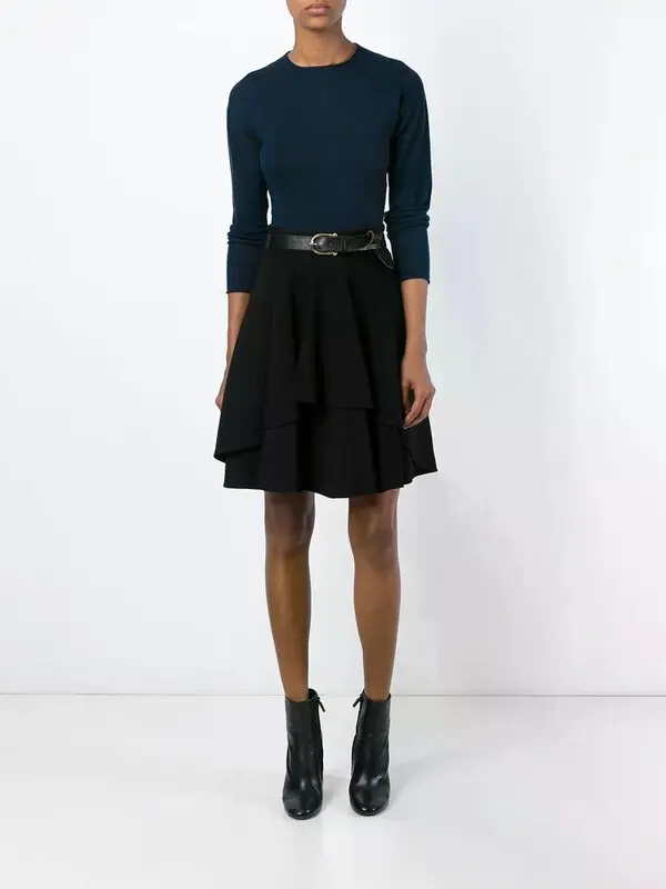 P.a.r.o.s.h Navy Wool-cashmere Blend Sweater