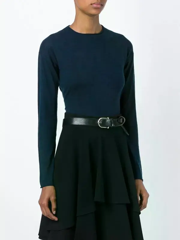 P.a.r.o.s.h Navy Wool-cashmere Blend Sweater