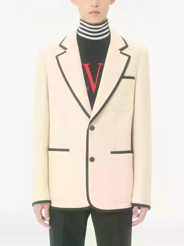 Valentino Garavani Single-breasted Blazer - Neutrals