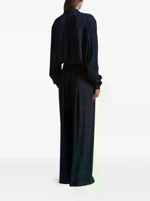 Alberta Ferretti Silk Shirt With All-over Pattern